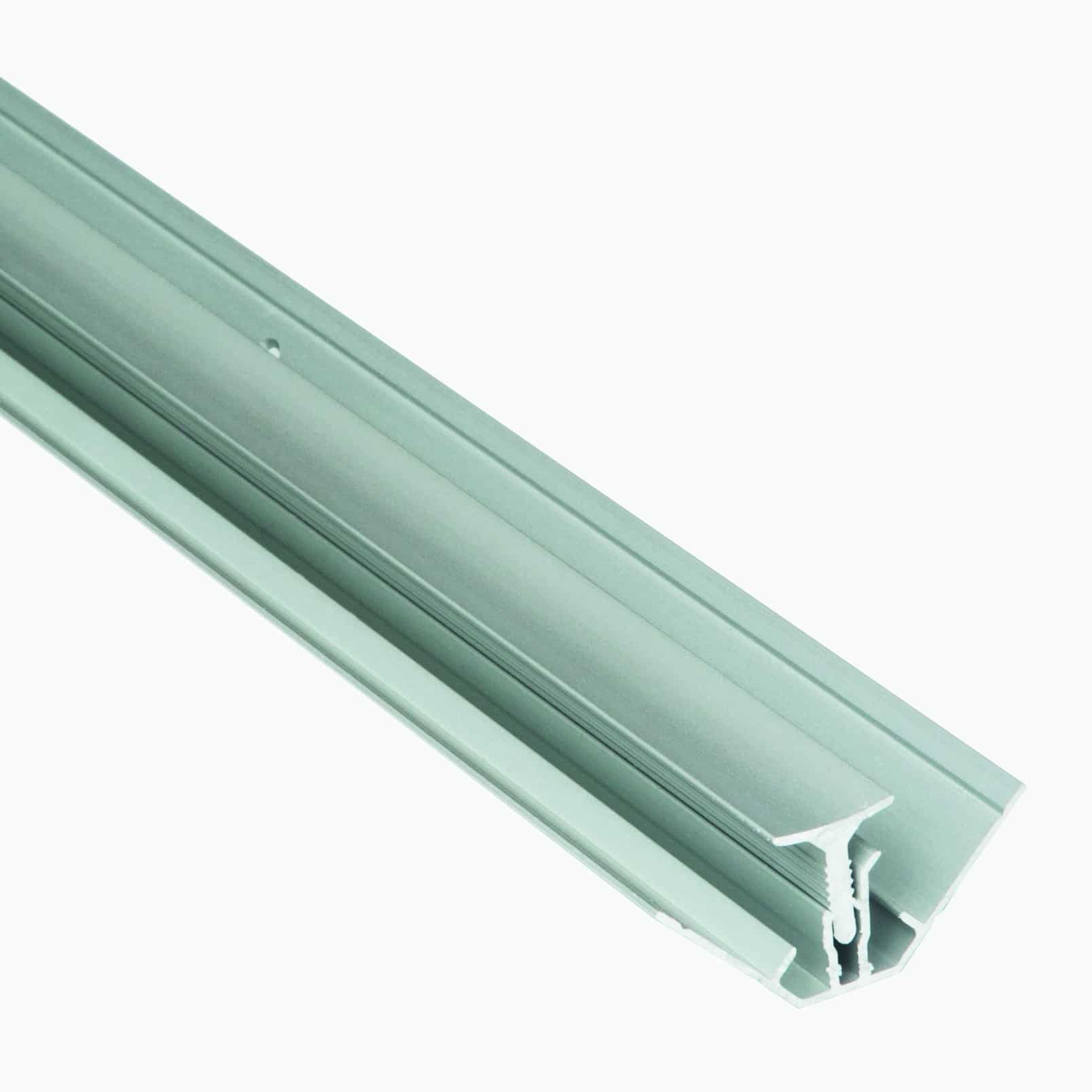 2-part Internal corner profile, Alu 2400 mm - Fibo